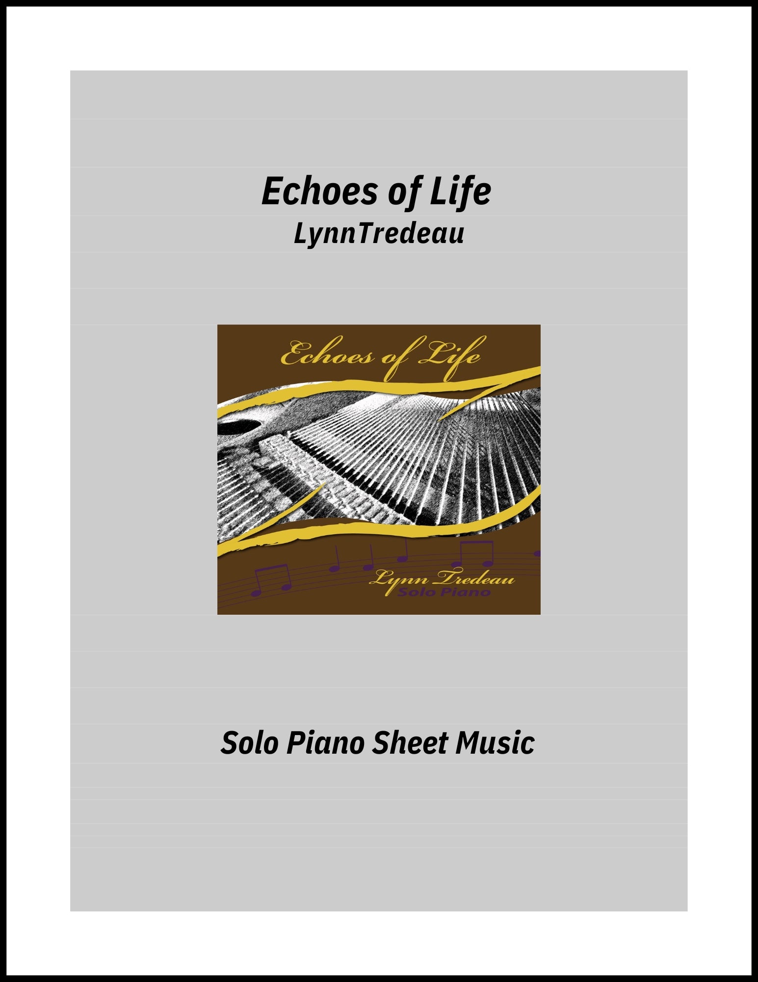 Echoes of LIfe -Digital PDF Song Book – Lynn Tredeau